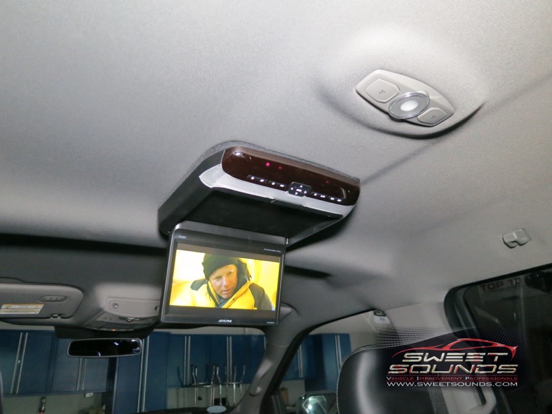 Alpine Overhead DVD Video System For Mankato Client's Ford F-150