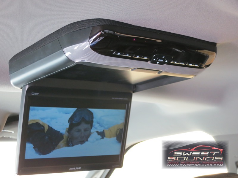 Alpine Overhead DVD Video System For Mankato Client's Ford F-150