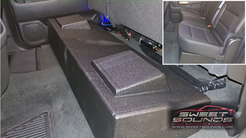 Chevy Silverado Subwoofer System for Minnetonka Client